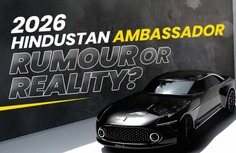 Hindustan Ambassador 2026: Iconic Car Returns with Modern Tech